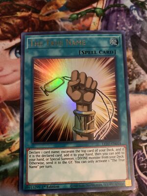 YuGiOh The True Name - LED7-EN014 - Ultra Rare - 1st Edition Near Mint ...