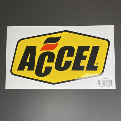 Vintage ACCEL Ignition Coils Sticker Truck Car Window Dirt Bike Bicycle ...
