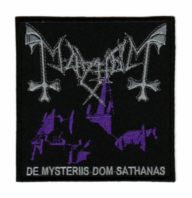 Mayhem De Mysteriis Dom Sathanas Sew-on Patch | Norwegian Black Metal ...