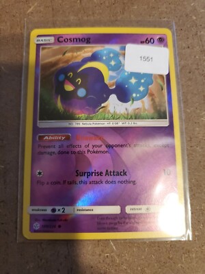 Cosmog - 2019 Pokemon Cosmic Eclipse Reverse Holo 100/236 | eBay