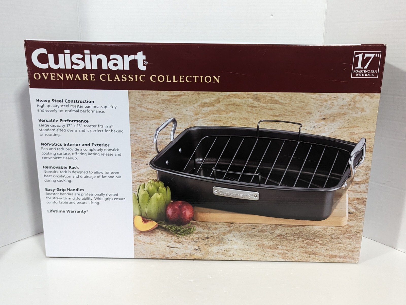 Cuisinart ASR-1713V Ovenware Classic Collection 17" Roasting Pan w/Rack ...