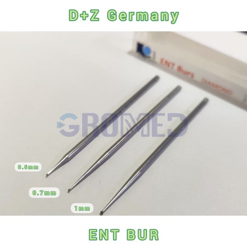 ENT Neuro BUR Round Diamond Pack of 3pcs | Size 0.6mm/0.7mm/1mm Micro ...