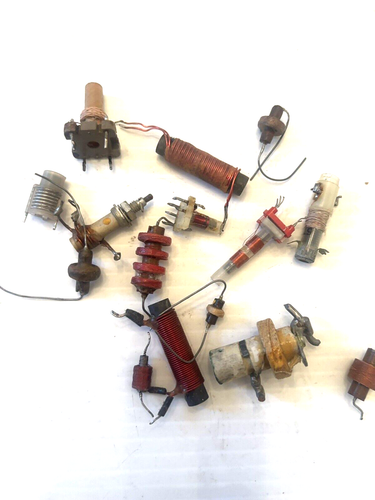 15 lot VTG Miniature LOOPSTICK radio antenna oscillator coil vintage ...