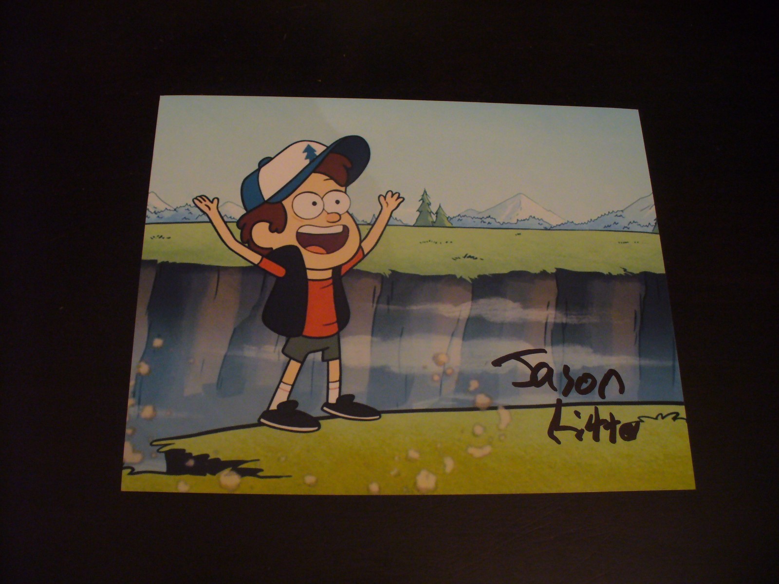 Jason Ritter In Person Hand Signed "Gravity Falls" Dipper Pines10x8 ...