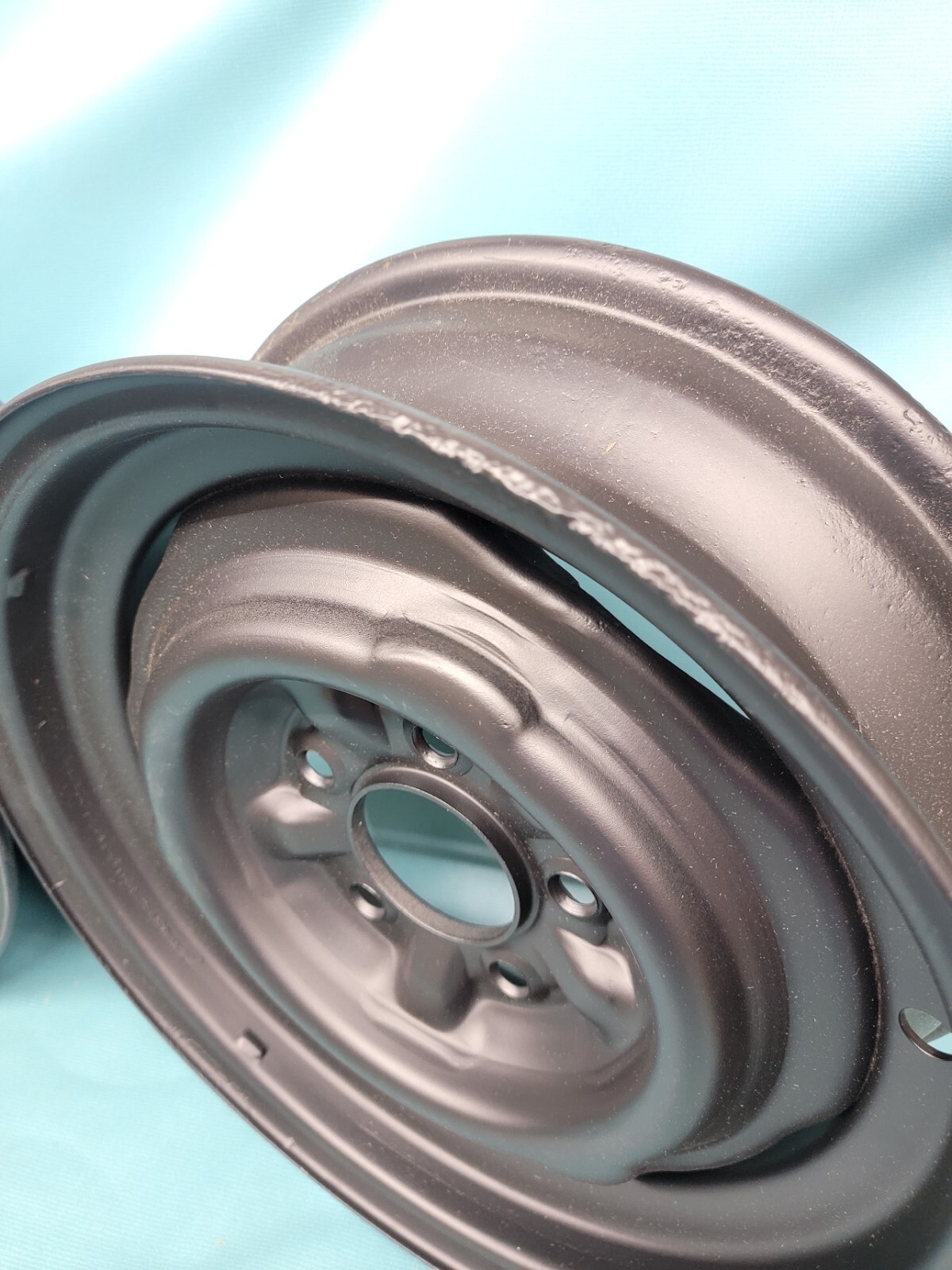 1956-1962 Corvette 15x5" Steel Wheels Rims Dog Bone with Nubs | Set of ...