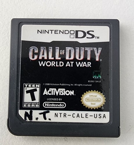 Nintendo DS Call of Duty World at War Cartridge Only NDS Fast Shipping ...