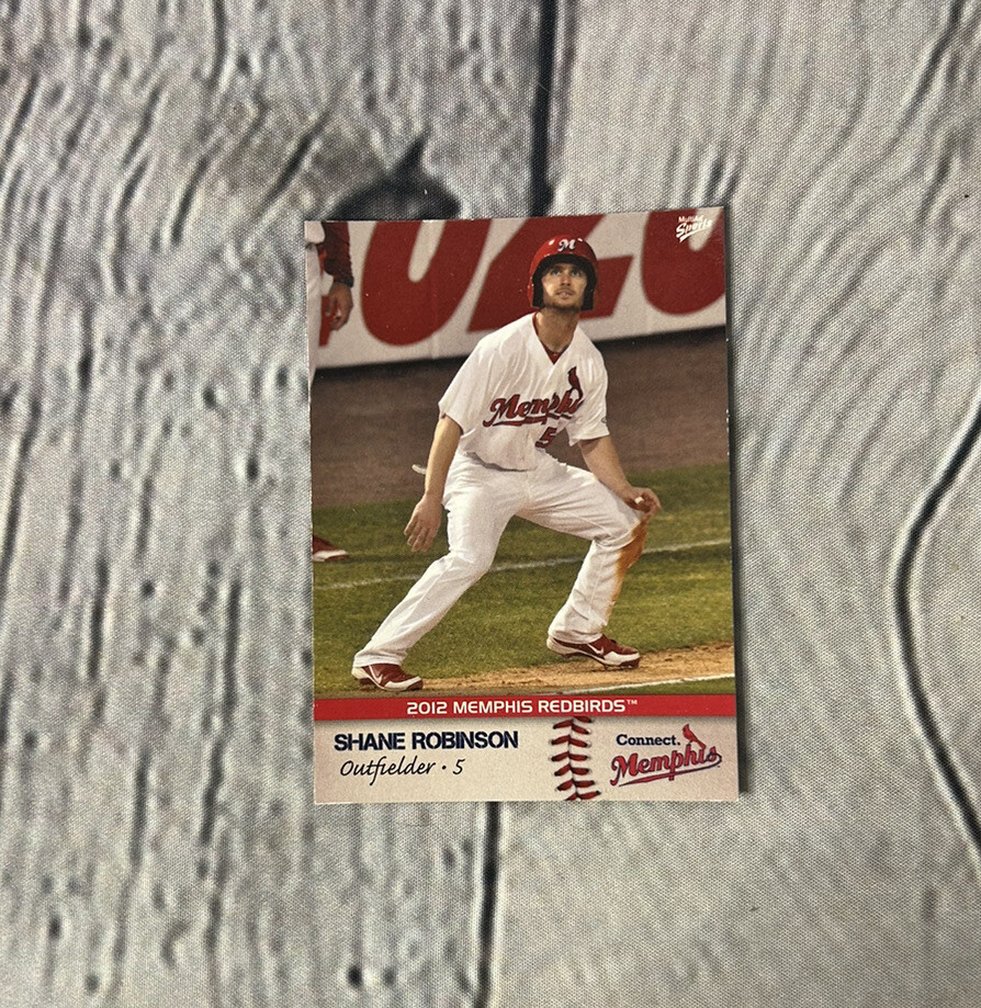 Shane Robinson 2012 Multi Ad Memphis Redbirds Team Set Card #7 Atlanta ...