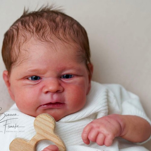 17" Reborn Doll Kit Vinyl Unpainted Doll Parts DIY Toy with Cloth Soft ...