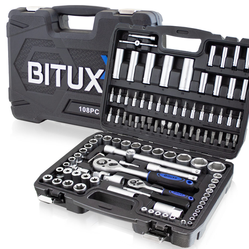 BITUXX ratchet box 108tg tool case nut box gun box bit 4250394533301 | eBay