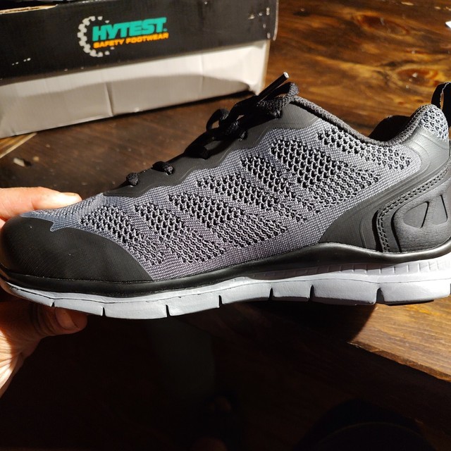 Hytest Steel Toe Womens Size 8.5W Mesh Upper Memory Foam Slip Resistant ...