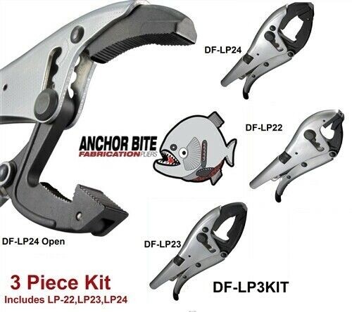DENT FIX EQUIPMENT DF-LP21 - 3 Pc. Anchor Bite Fabrication Pliers Set ...