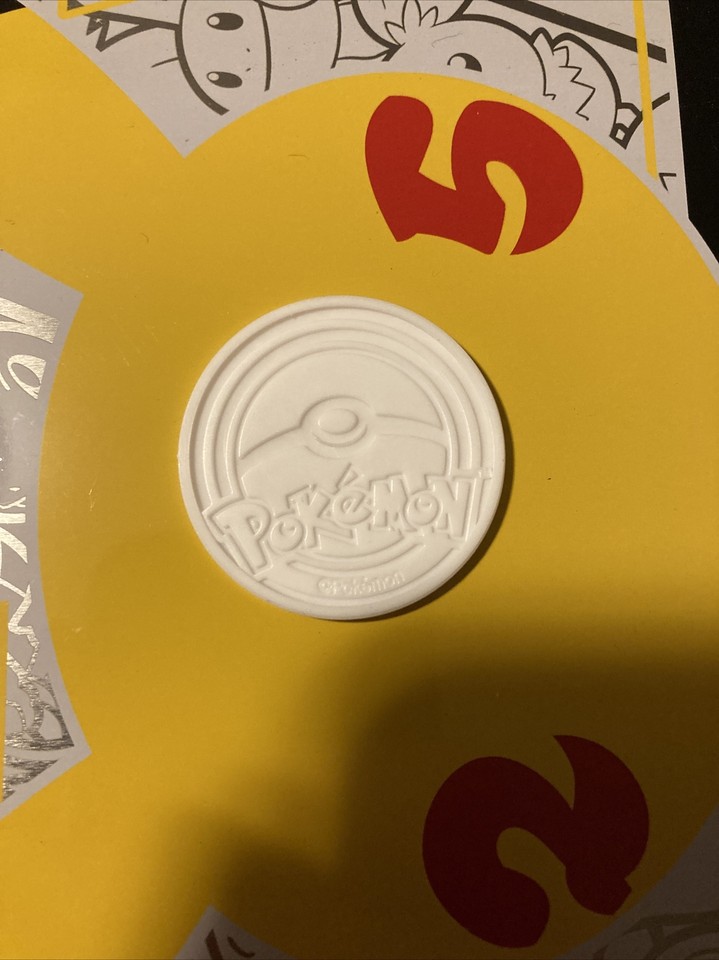 Arceus White Silver Glitter Official Pokemon Coin - FREE SHIPPING | eBay