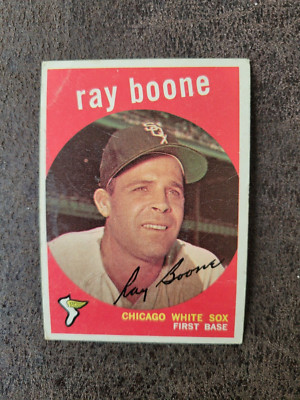 1959 Topps Baseball Ray Boone #252 - Chicago White Sox | eBay