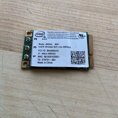 Intel 4965AGN 4965AG_ MM1 Mini PCIe Wifi Wireless Card SPS-441082-001 ...