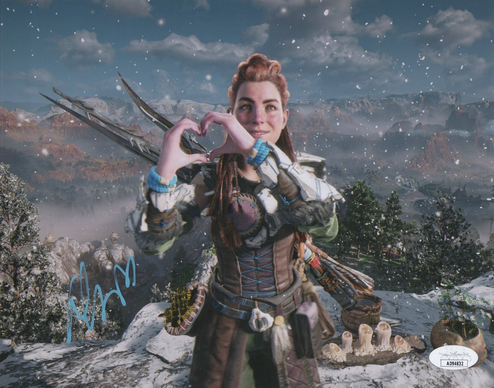 Ashly Burch Hand Signed 8x10 Horizon Forbidden West Aloy Authentic Auto ...