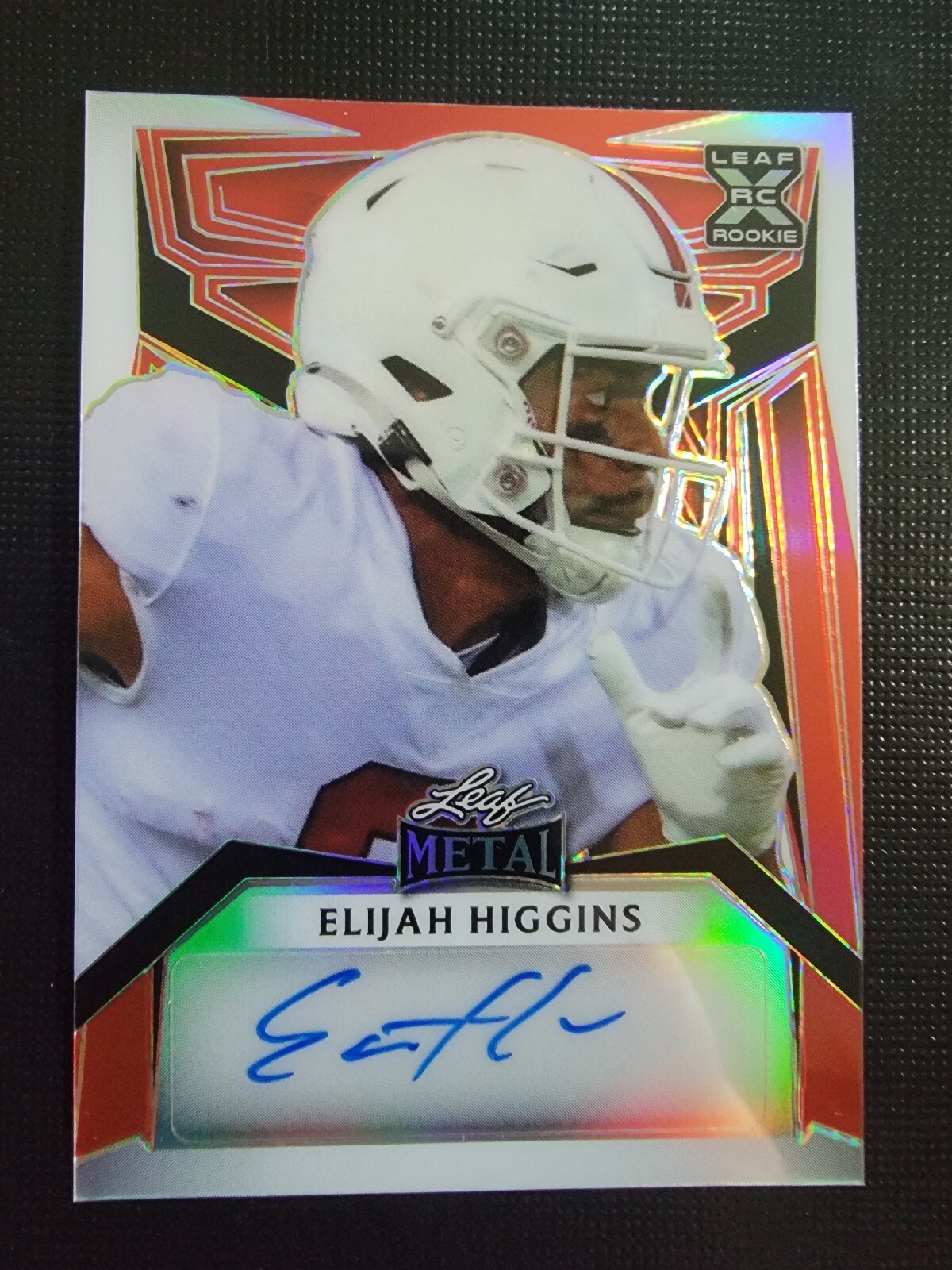 Elijah Higgins 2023 Leaf Metal 1/1 XRC Prismatic Autograph Pre ...