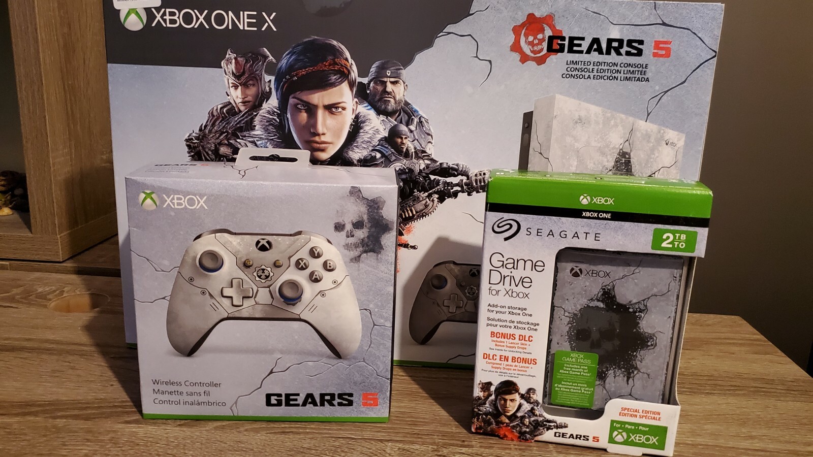 Gears Of War 5 Xbox One X Console Limited Edition Brand New | eBay
