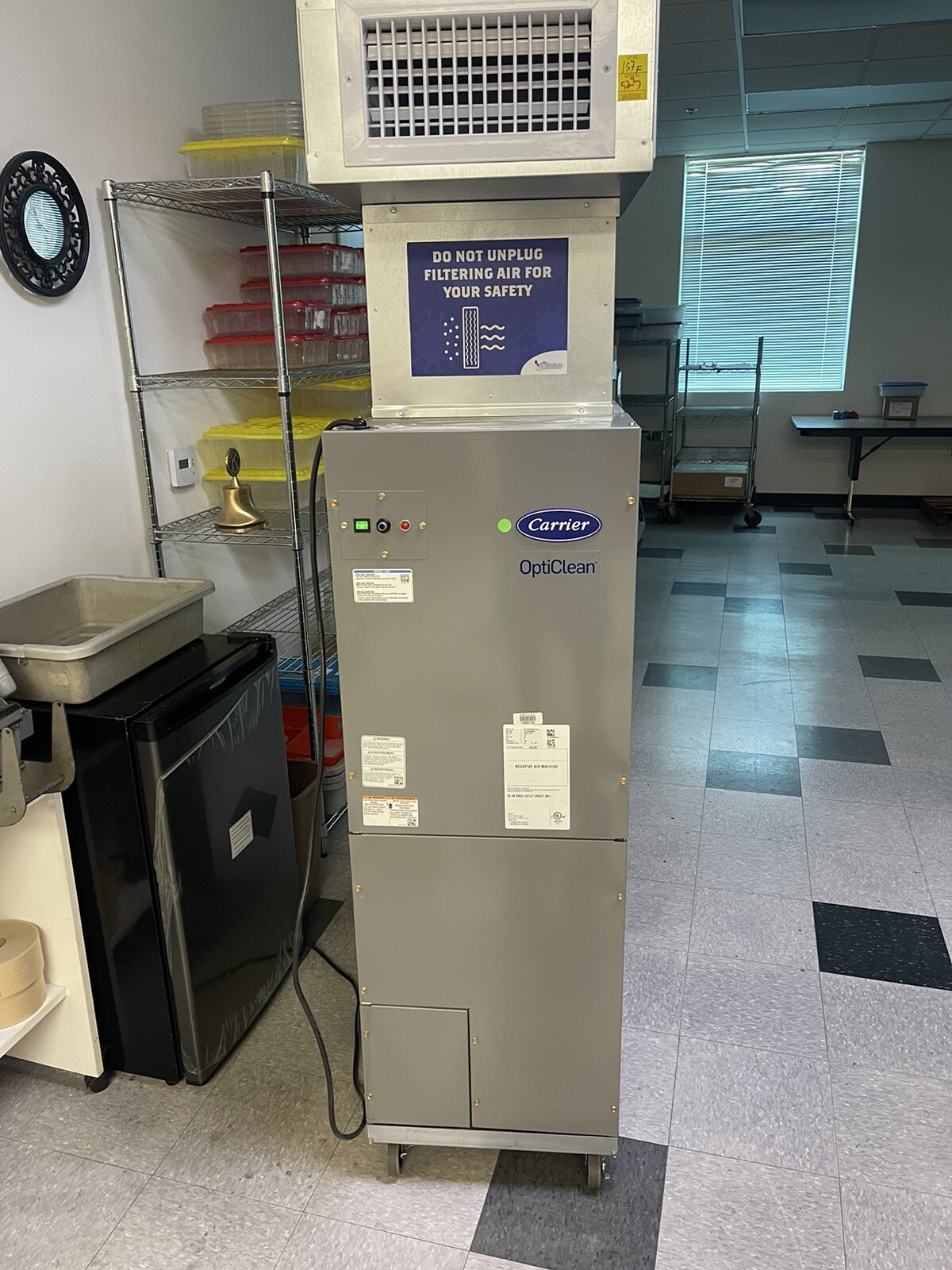 Carrier OptiClean™ Dual-Mode Air Scrubber & Negative Air Machine FN1AAF ...