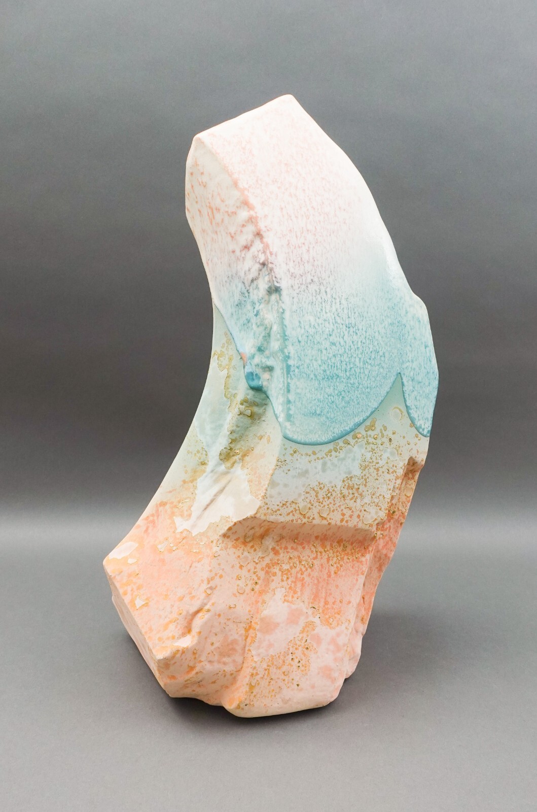 Tony Evans Signed Large Raku California Ceramic Studio Art Pottery Vase ...