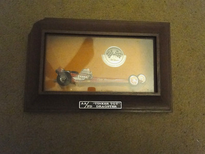 VINTAGE NHRA DRAG RACING TINKERTOY AA/FD PETE ROBINSON WALL PLAQUE BY ...