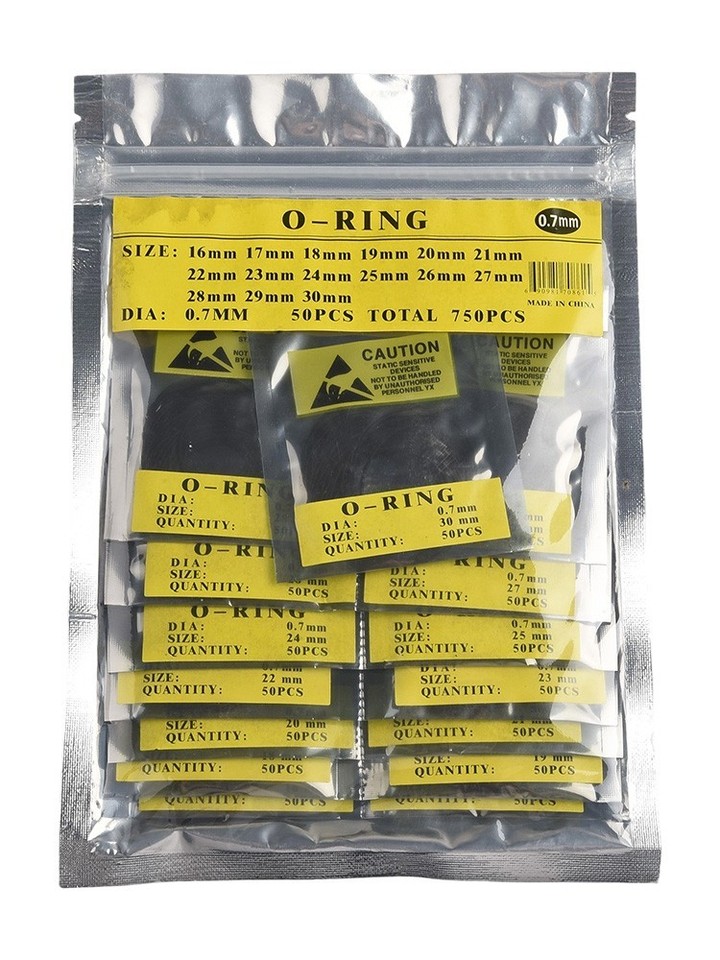 Watch Repair Essentials 750950Pcs O Ring Rubber Gaskets Waterproof Kit ...