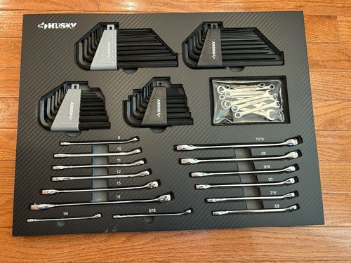Husky Combination & Allen Wrench Set SAE And Metric Wrenches | eBay