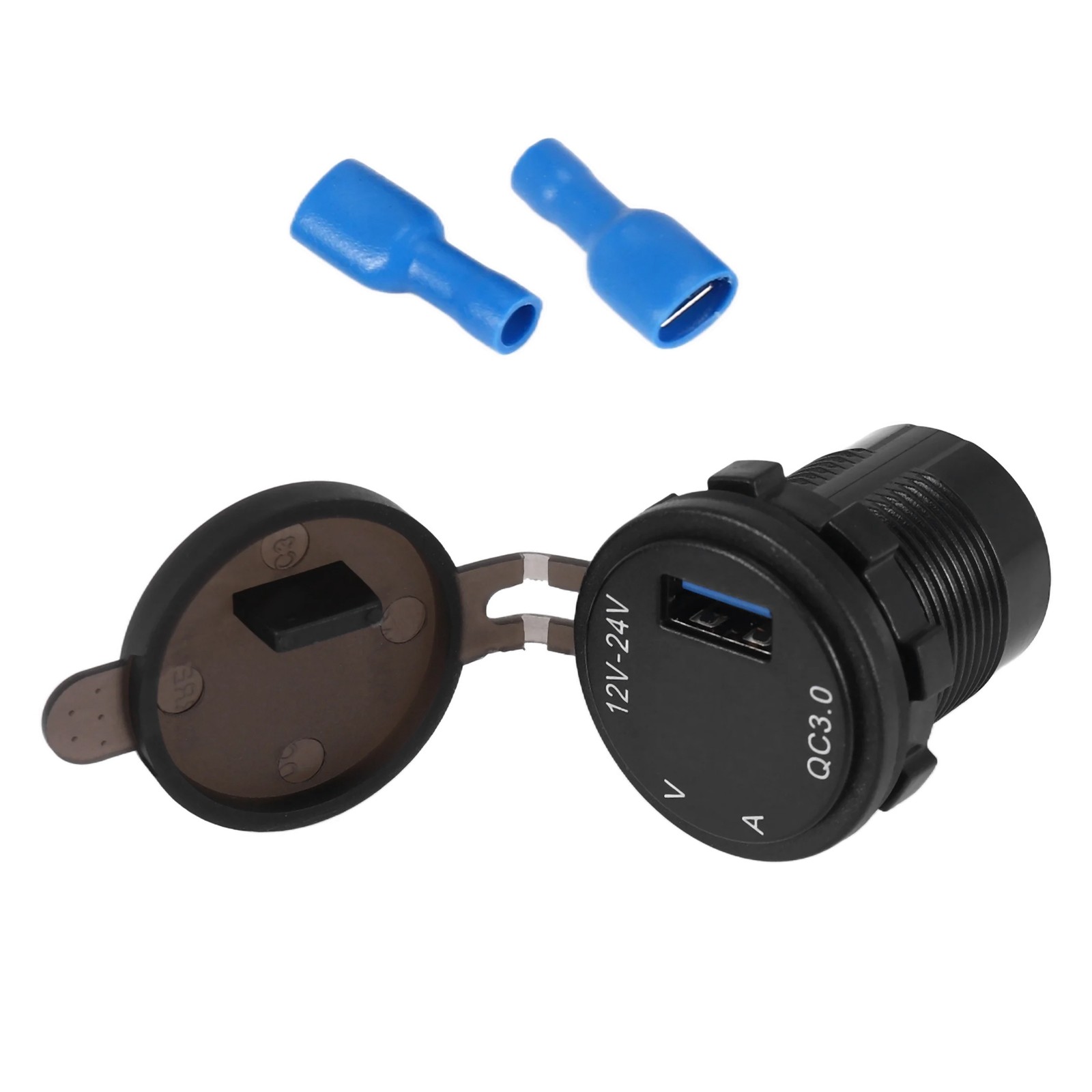 12V / 24V Fast Charging 3.0 Car Lighter Socket Usb Charger Led1019 ...