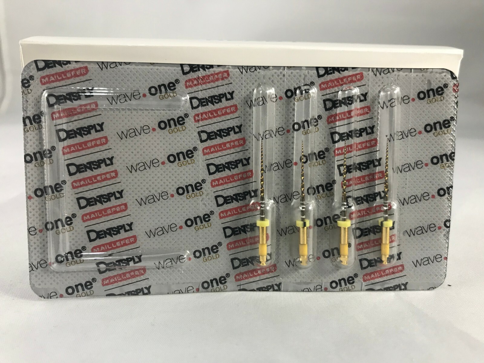 Waveone Gold Yellow, Red, Green, White RECIPROCATING Dentsply 4 files ...