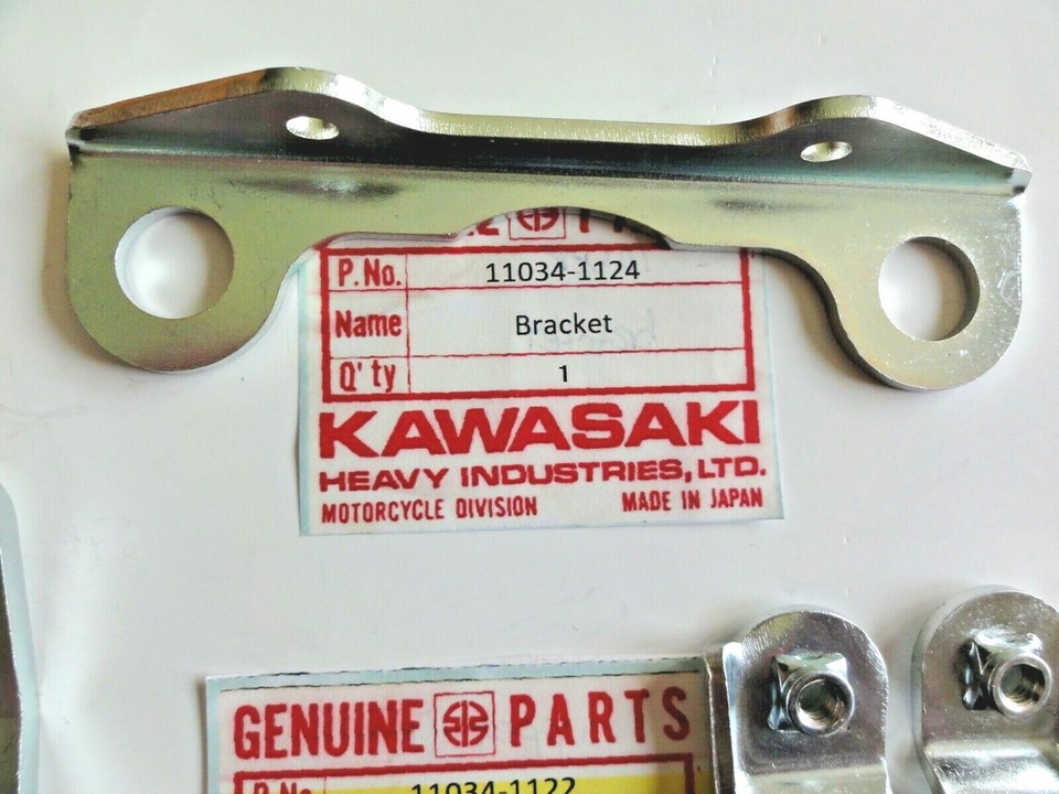 1978-80 Kawasaki Z1R FAIRING BRACKET KIT, 11034-1124,1122,1123,1126 ...