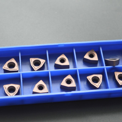 10pcs WCMX050308FN BP1125 CNC lathe blade carbide insert for U Drill ...