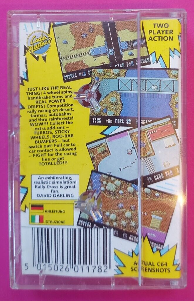 Rallycross Simulator - Codemasters (1989) Commodore 64/128 - Cassette ...