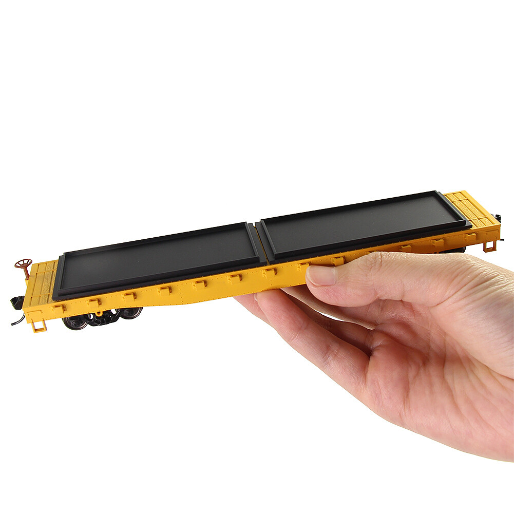 Evemodel Trains 1 Unit HO Gauge 52' Flat Car 1:87 52ft Container ...