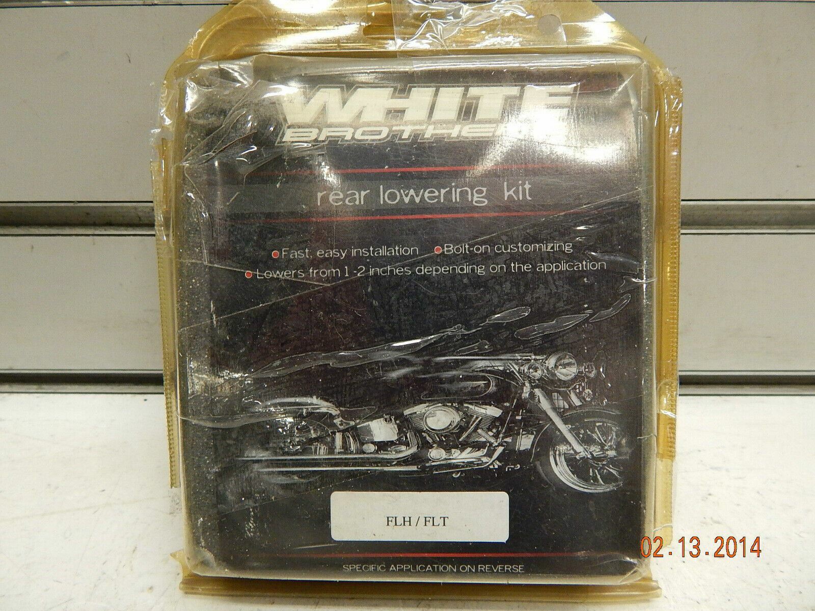 Harley White Bros #28479 Low Cruiser Rear lowering Kit 85-96 FLT FLHT ...
