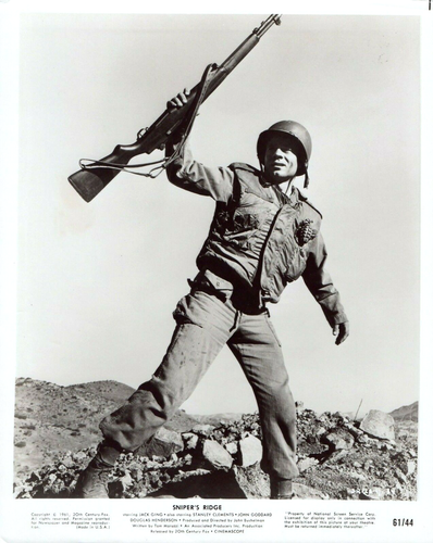 JACK GING Sniper's Ridge Movie Actor 1961 Original Vintage 8x10 Photo ...