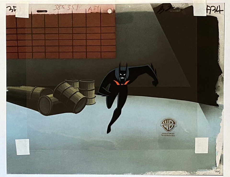 BRUCE TIMM rare BATMAN BEYOND cel B2 Rebirth Part 1 BRUCE Running BTAS ...