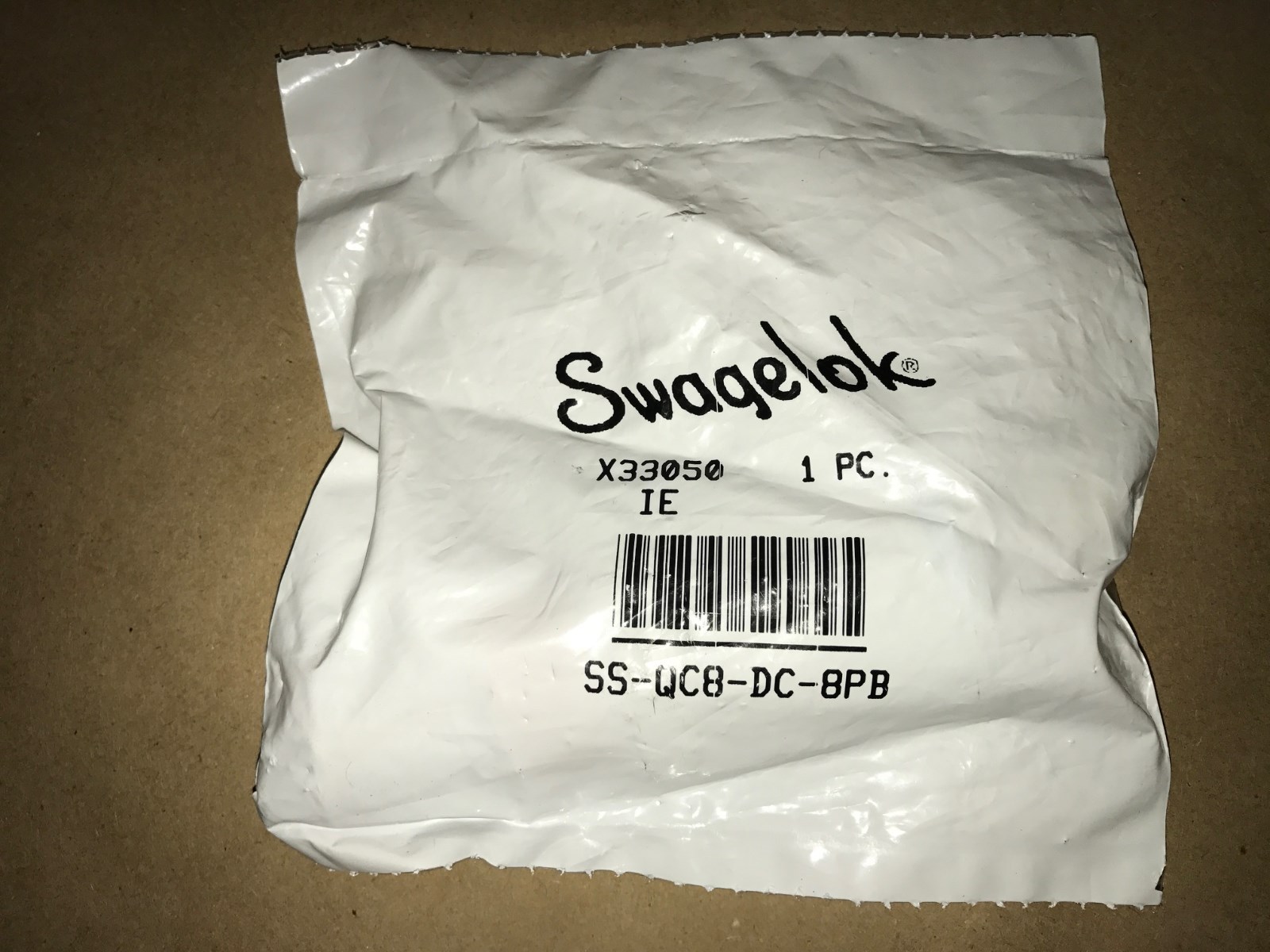 SS-QC8-DC-8PB,SWAGELOK,QD SET.1/2" HOSE BARB, -NEW- | eBay