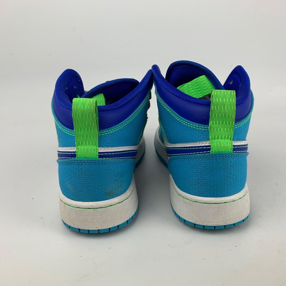 Nike Air Jordan 1 Mid SE GS Sprite Powder Racer Blue White Green DA8010 ...