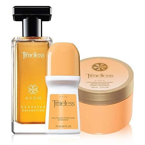 Timeless 3 pc gift set, Cologne spray 1.7 oz, Deodorant 2.6 oz and Skin ...