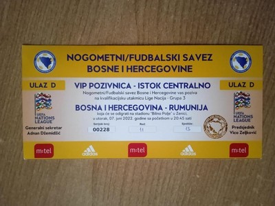 VIP ticket Bosnia - Romania 2022 | eBay Australia
