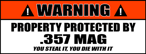 357 MAG Funny Bumper Stickers Ammo Ammunition Decals 2 PACK OWS57 | eBay