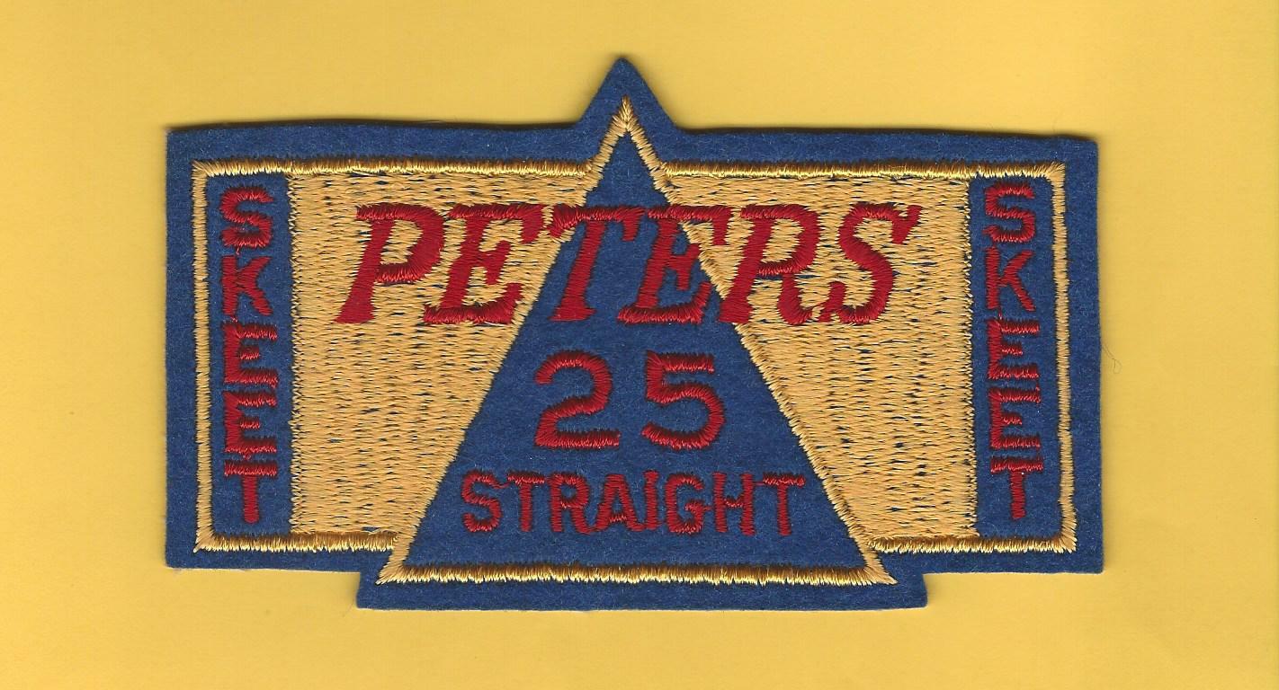 Vintage Large Felt Peters/Remington Skeet 25 Straight Shooting patch | eBay