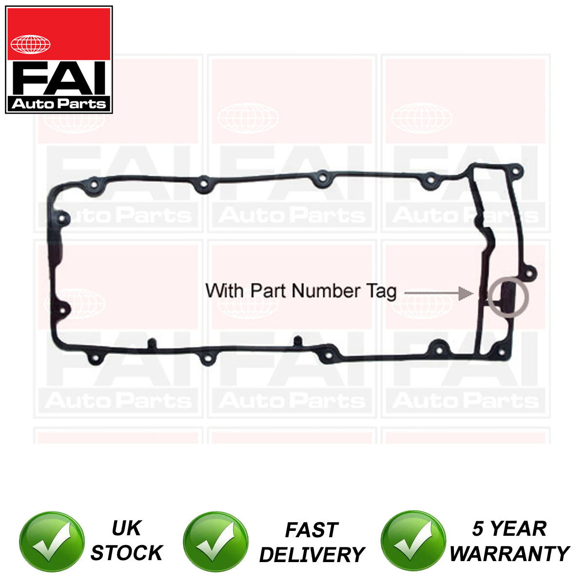 Rocker Cover Box Gasket FAI Fits Land Rover Discovery Defender 2.5 TD5 ...