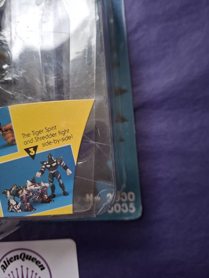 TMNT Turtles Metal Mutants Shredder Figure 1989 English Card Playmates ...