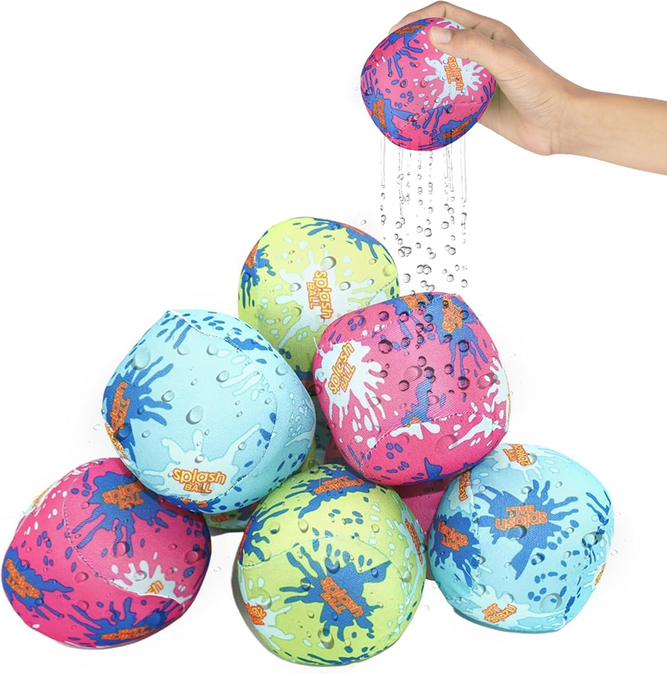24 Pack - 3" Water Splash Balls Bomb - Water Absorbent Ball - Kids Pool ...