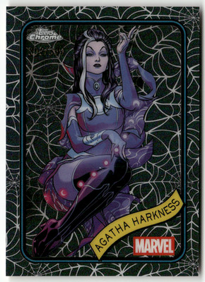 Topps Marvel Chrome 2025 Card Nr. 6 Agatha Harkness Spider-Web ...