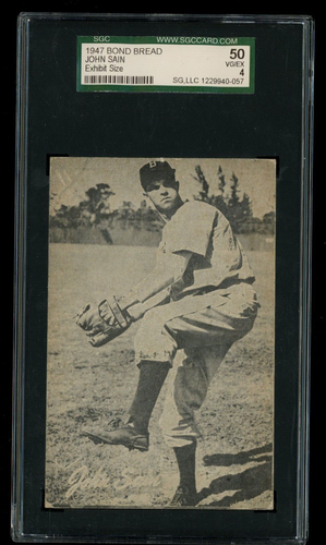 1947 BOND BREAD EXHIBIT John Sain Low POP SGC 4 | eBay