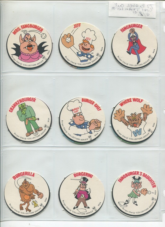 1977 BURGER CHEF DISCS CHICAGO CUBS TEAM SET(9) BUCKNER, MADLOCK ...