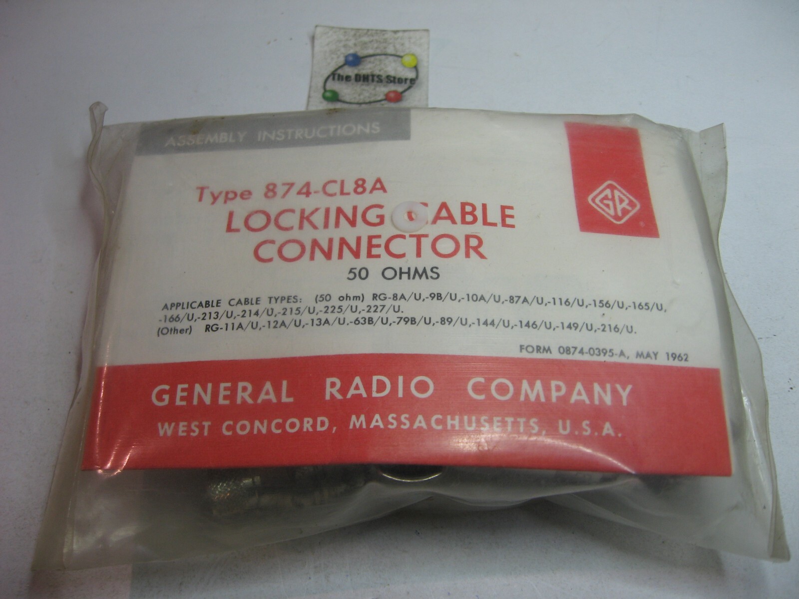 General Radio 874-CL8A Cable Connector Assembly In Bag - NOS Qty 1 | eBay