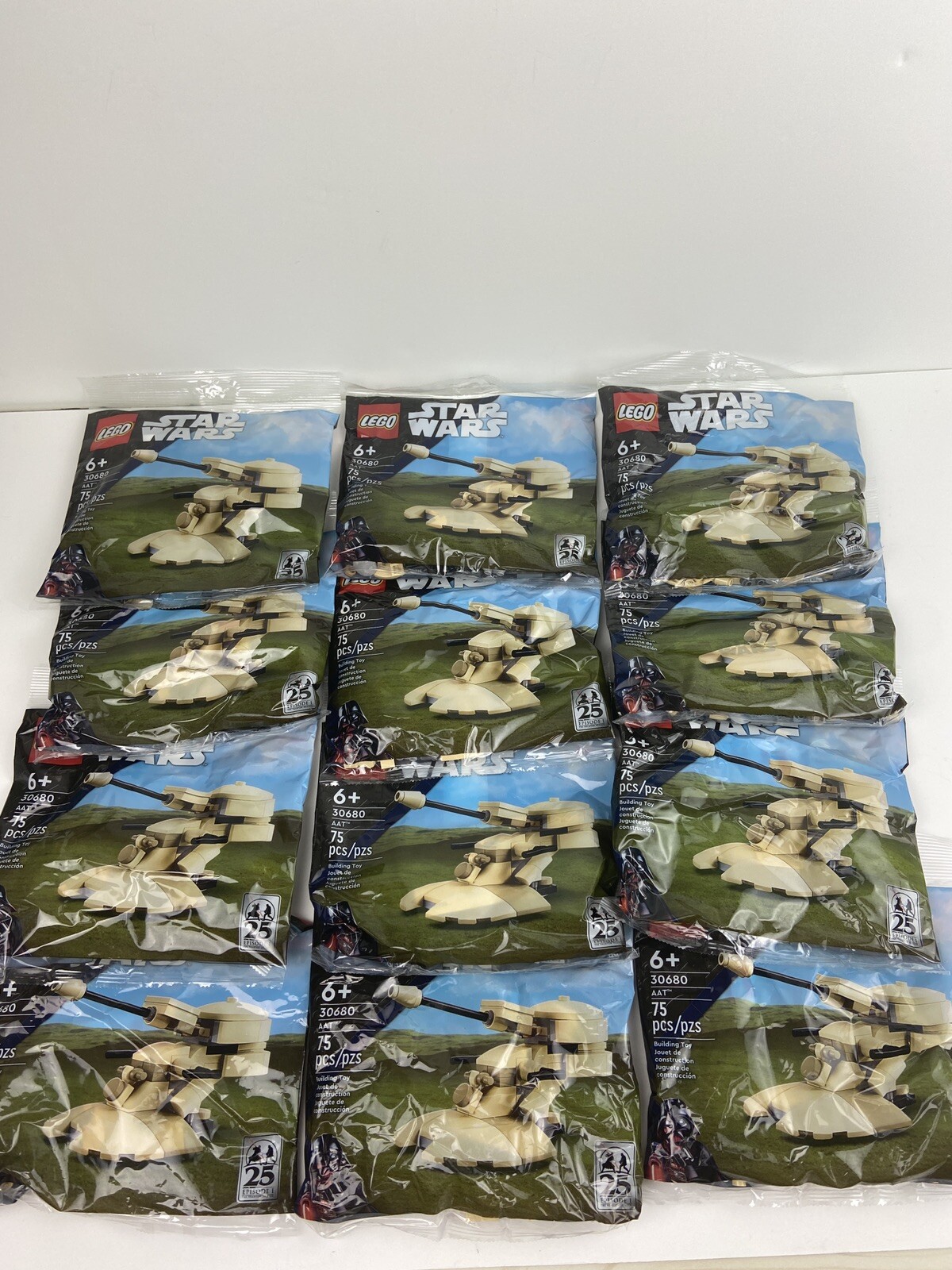 LOT OF 12 - LEGO 30680 Star Wars AAT poly bags - New Factory sealed ...