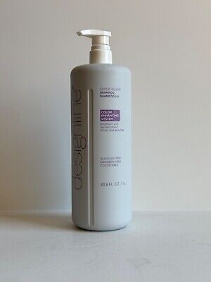 DESIGNLINE Super Silver Shampoo Color Enhancing System 33.8 fl oz Color ...